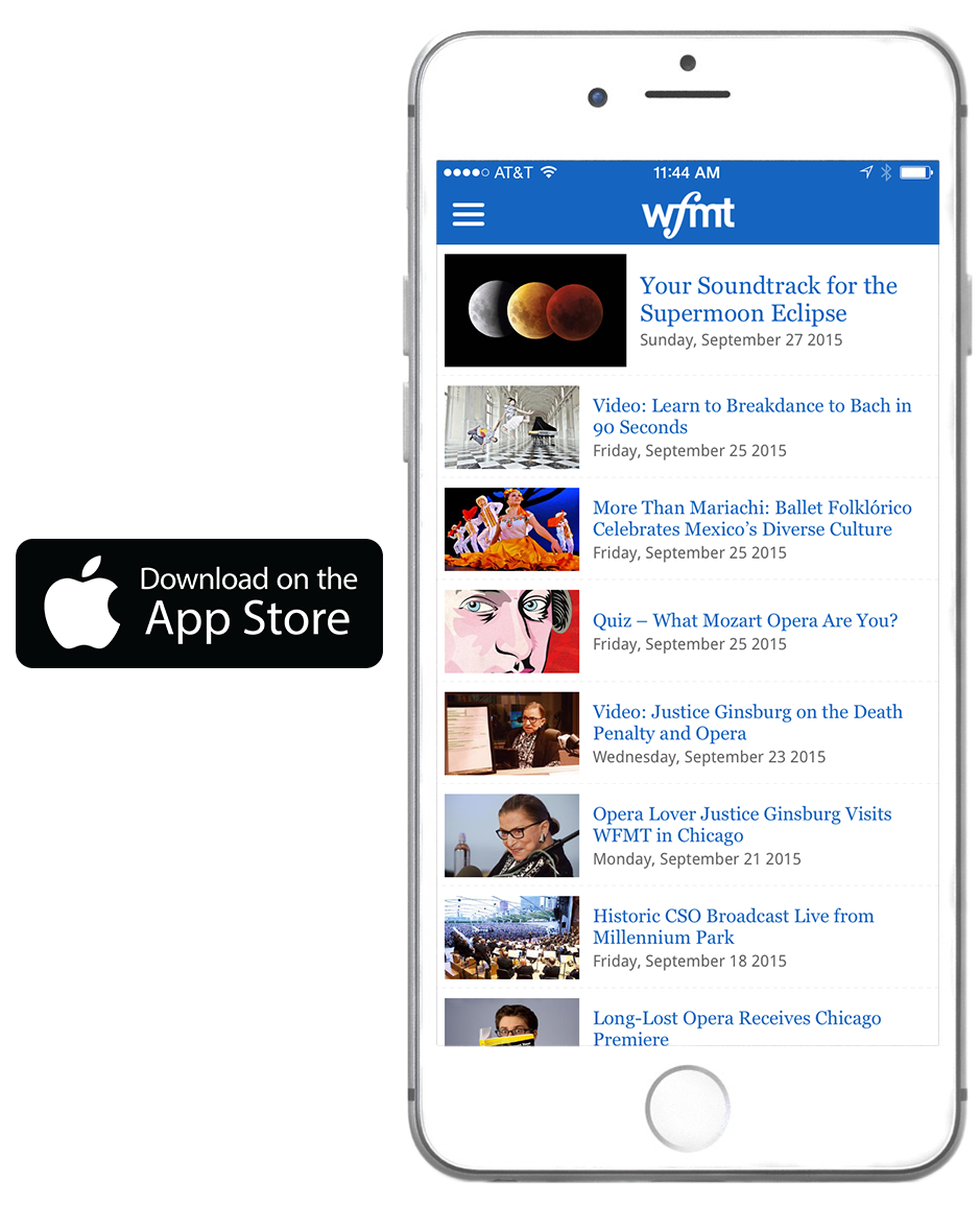 Download the WFMT app!