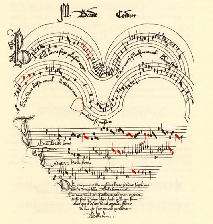 This heart-shaped score just might make you fall in love with medieval ...