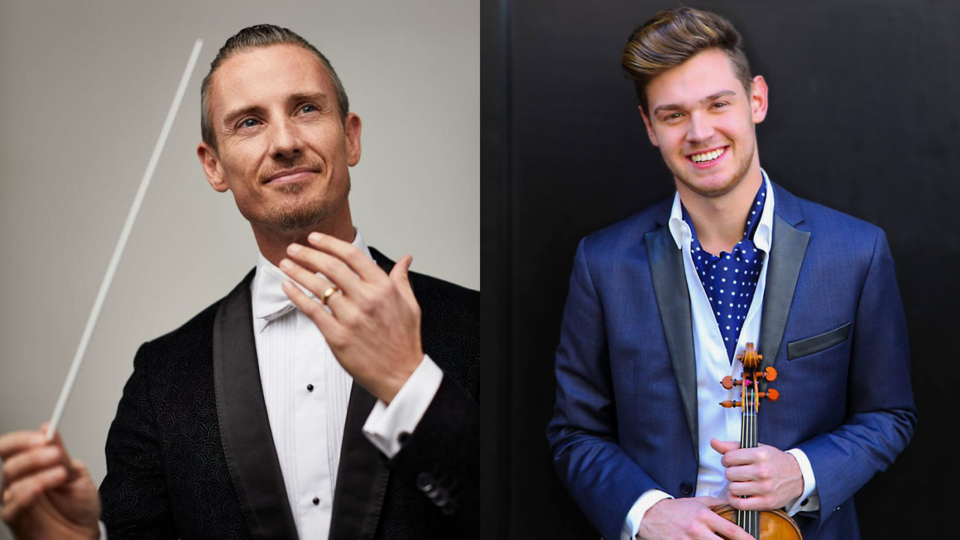 Conductor Alexander Shelley and violinist Blake Pouliot | WFMT